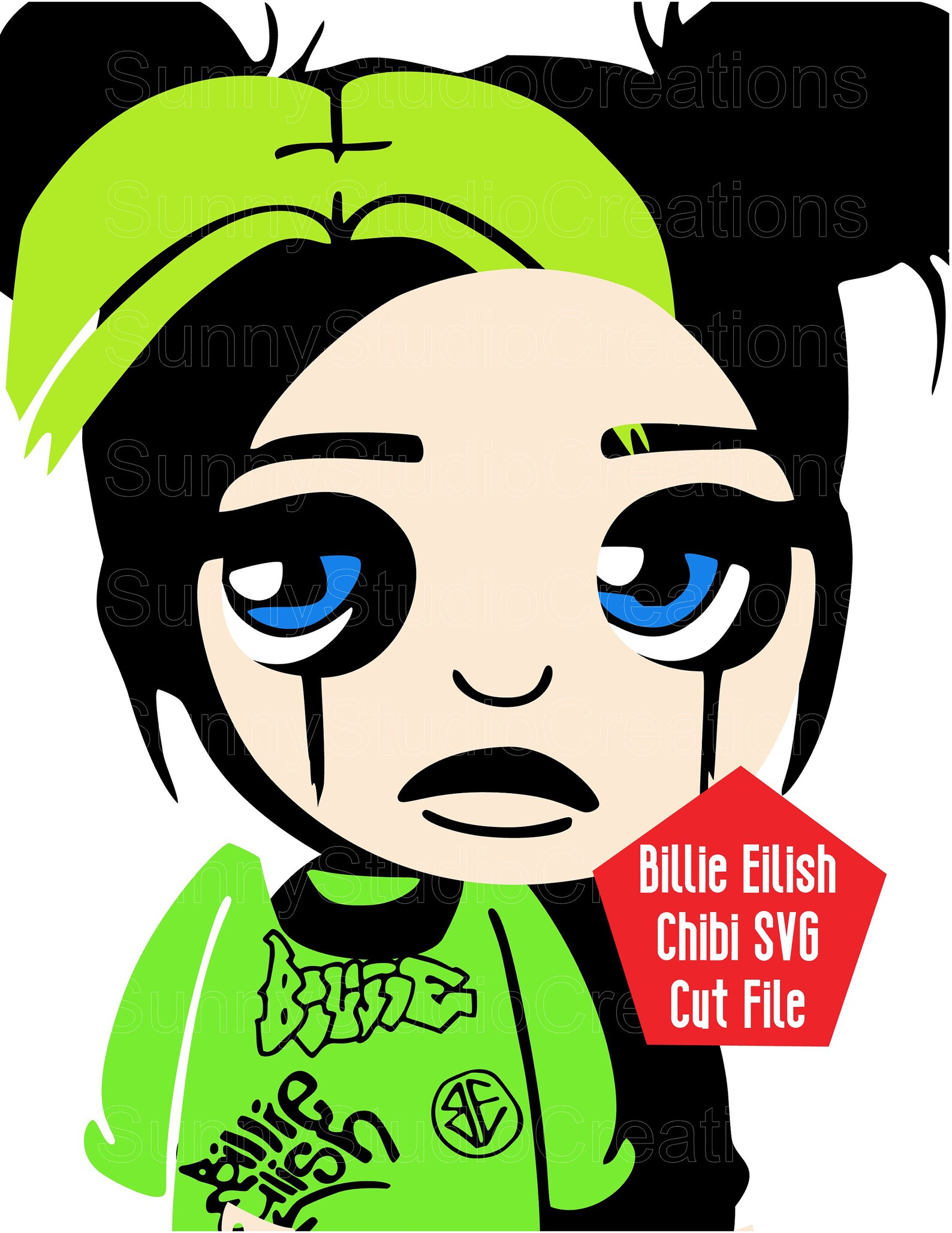 Billie Eilish Digital File / CUT File / Print File / SVG | Etsy