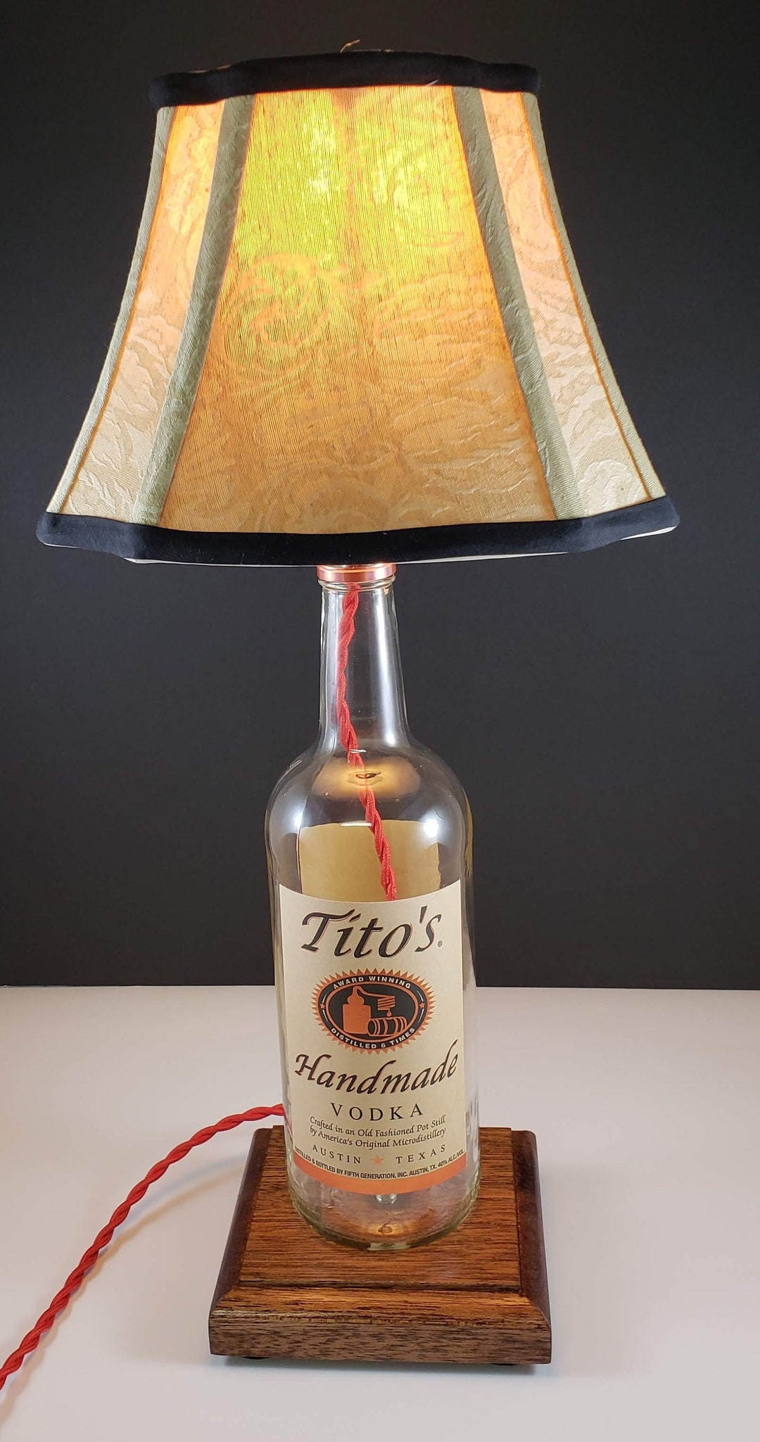 Tito's Handmade Vodka Bottle Lamp - Etsy