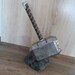 1:1 scale replica Mjolnir thor hammer with stand | Etsy