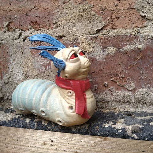 William the Worm Labyrinth Cross Stitch Ello Worm Modern - Etsy