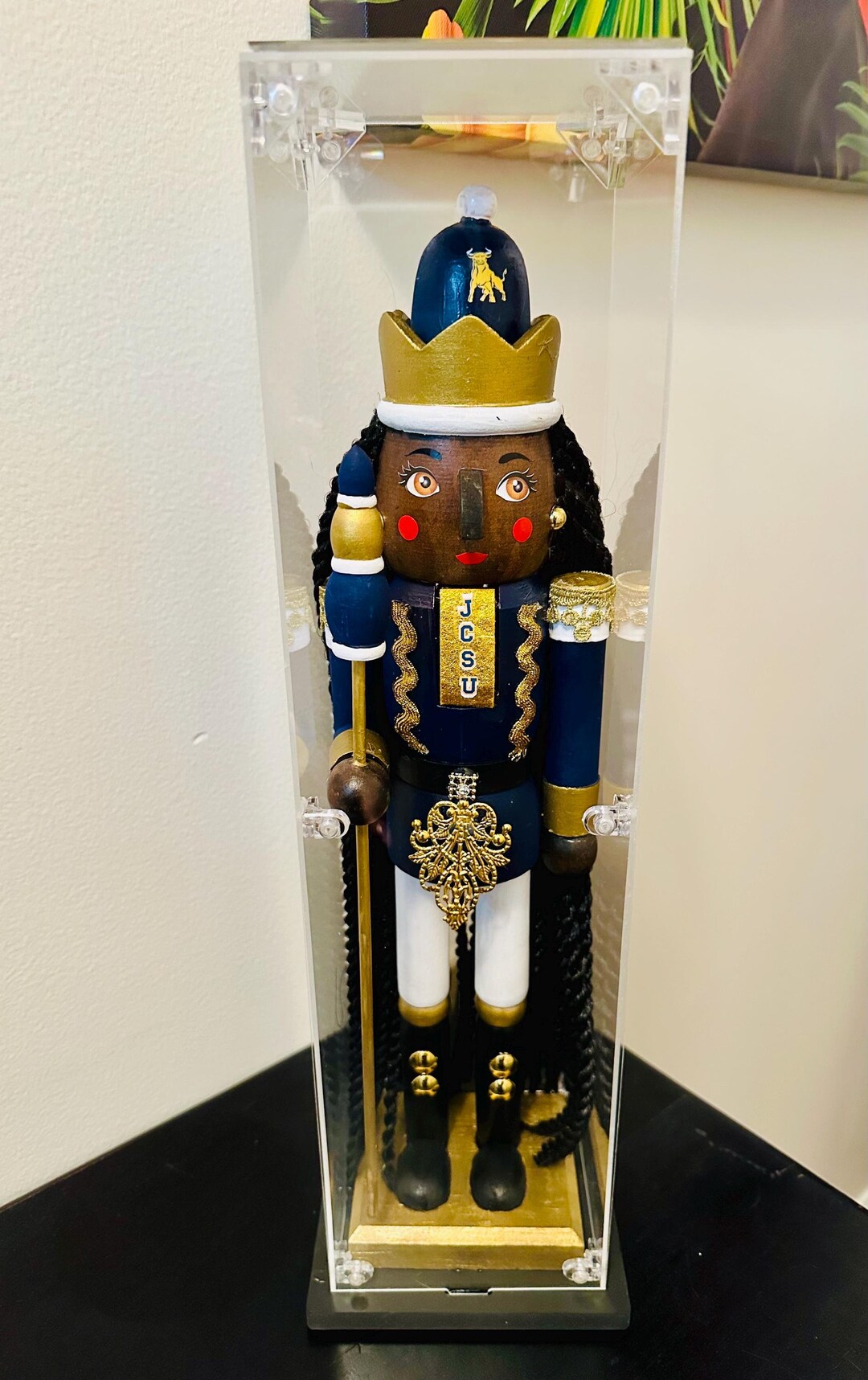 15" Lady Wood Johnson C. Smith Encased Nutcracker - Etsy