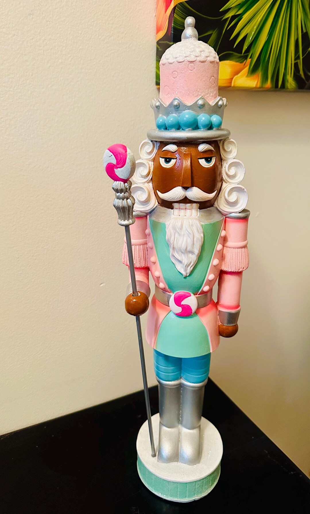 20" Candyland Pastel Resin Nutcracker Soldier - Etsy