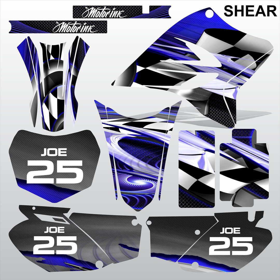 Yamaha TTR 230 2005-2020 Shear Racing Motocross Decals Set MX Graphics ...