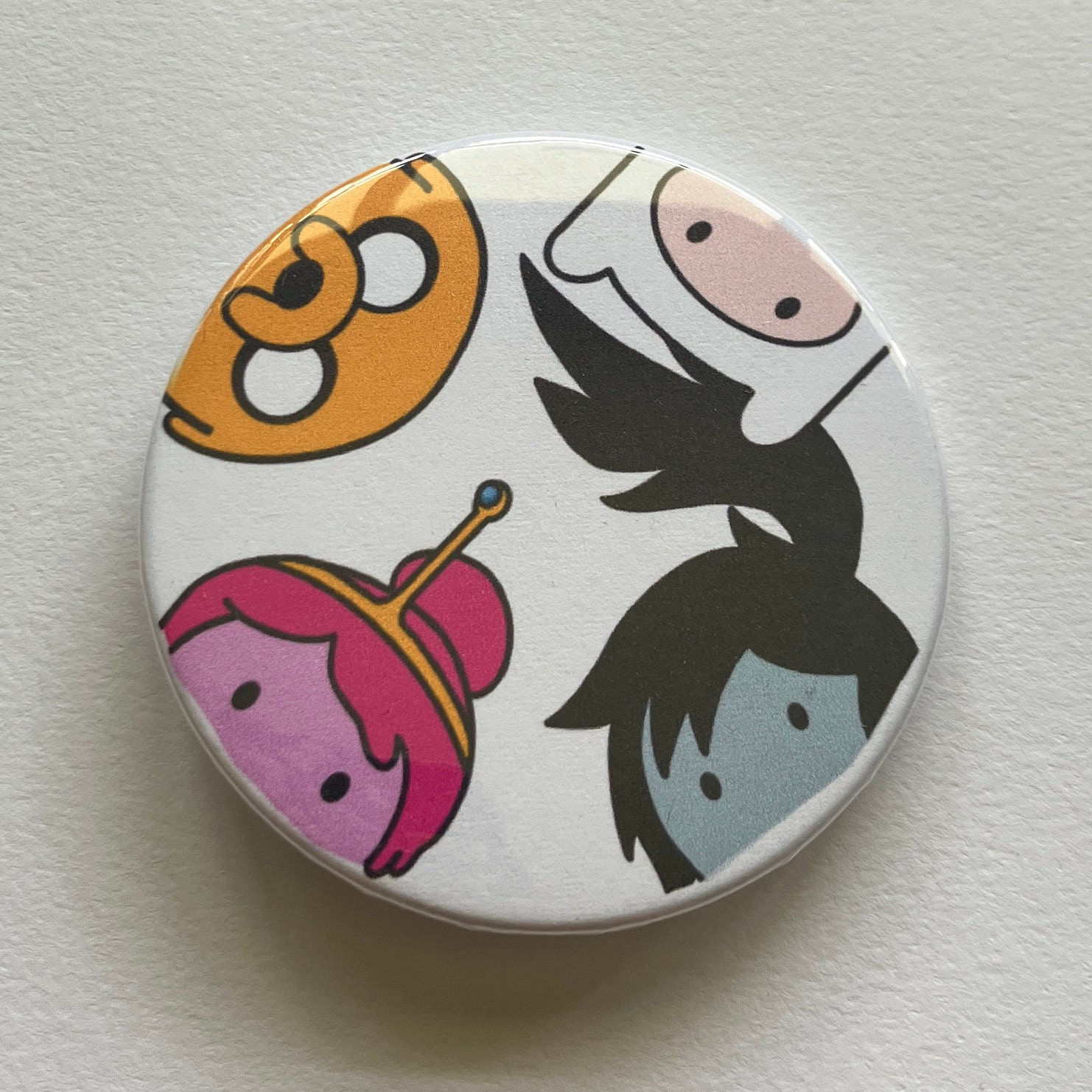 Adventure Time Buttons/pins: Fin, Jake, Marceline, Princess Bubblegum ...