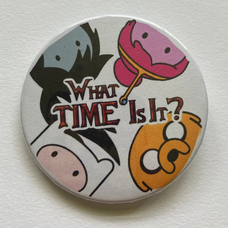 Adventure Time Buttons/pins: Fin, Jake, Marceline, Princess Bubblegum ...