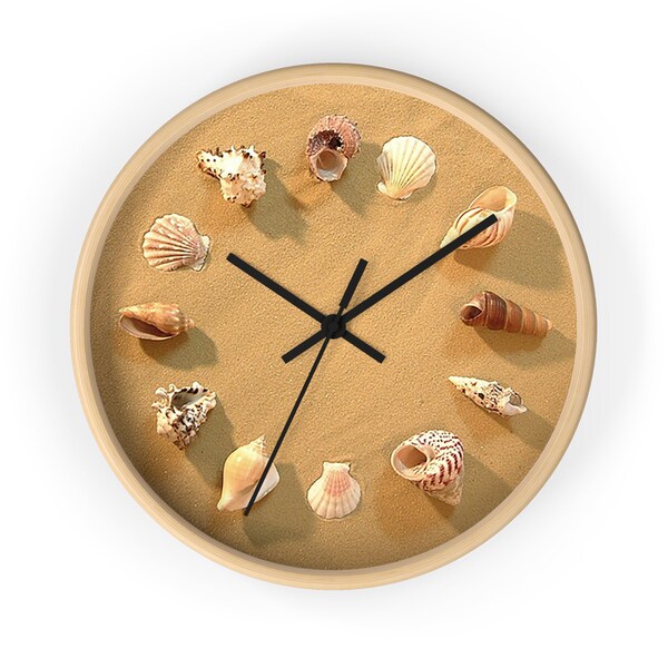 Seashell Clock - Etsy