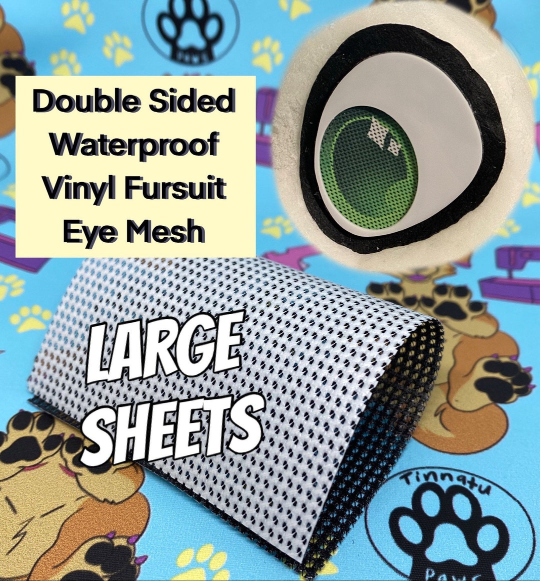 Large Sheet Fursuit Eye Mesh waterproof: for Painting and Sublimation ...