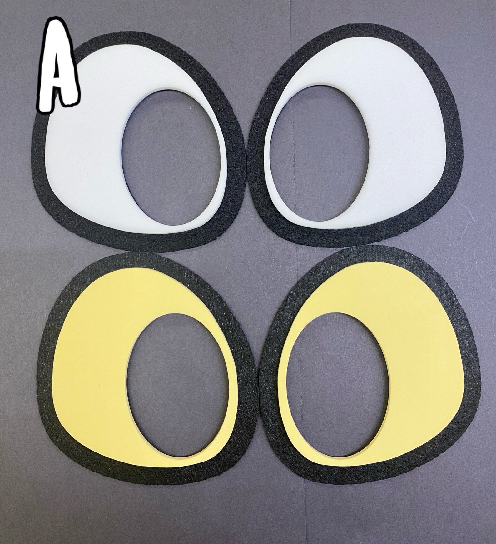 Laser Cut Acrylic 2D Fursuit Eyes Felt Backing - Etsy