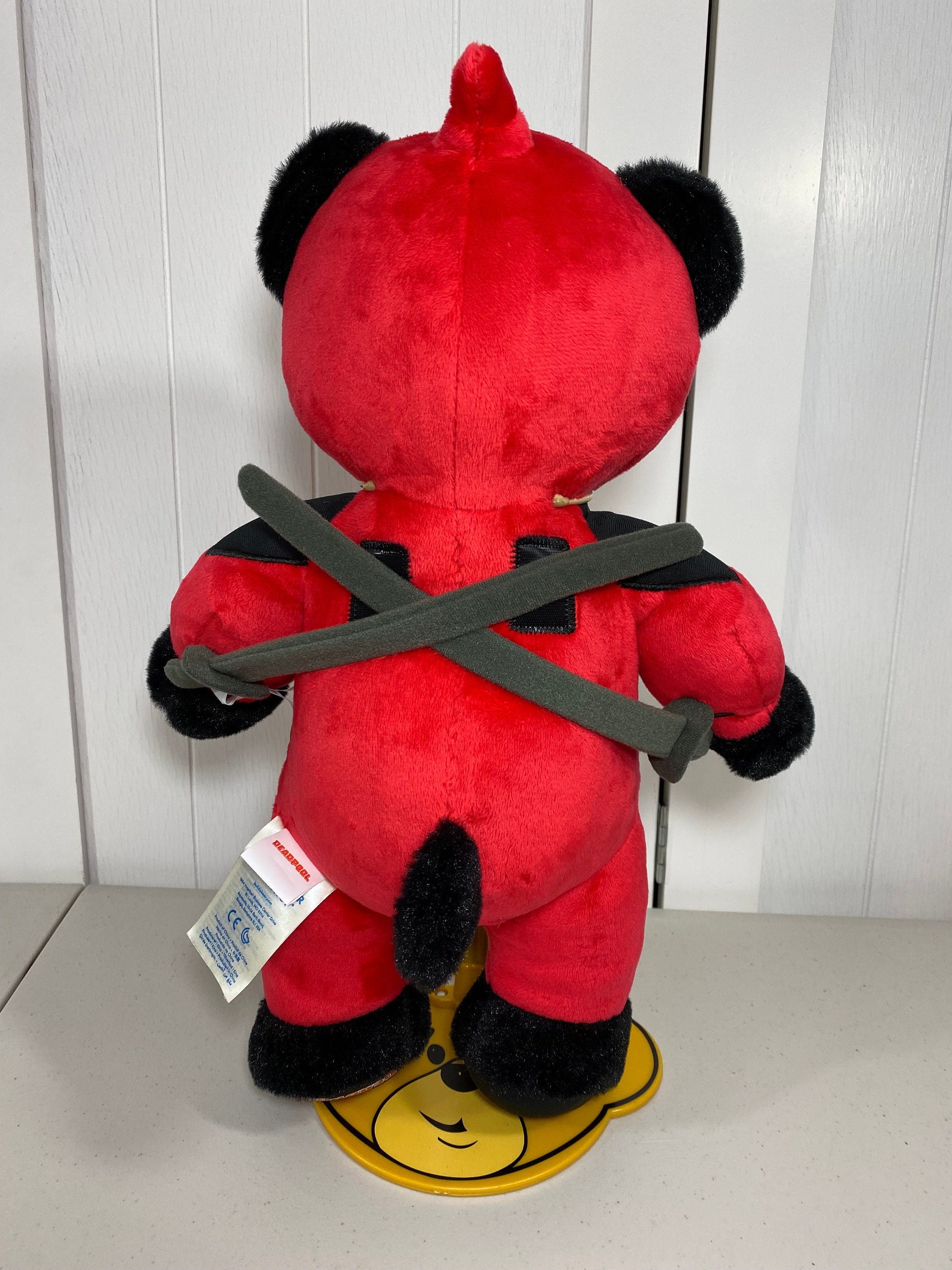 Build a Bear Marvel Deadpool Plush w/ Toy Swords & Sound | Etsy