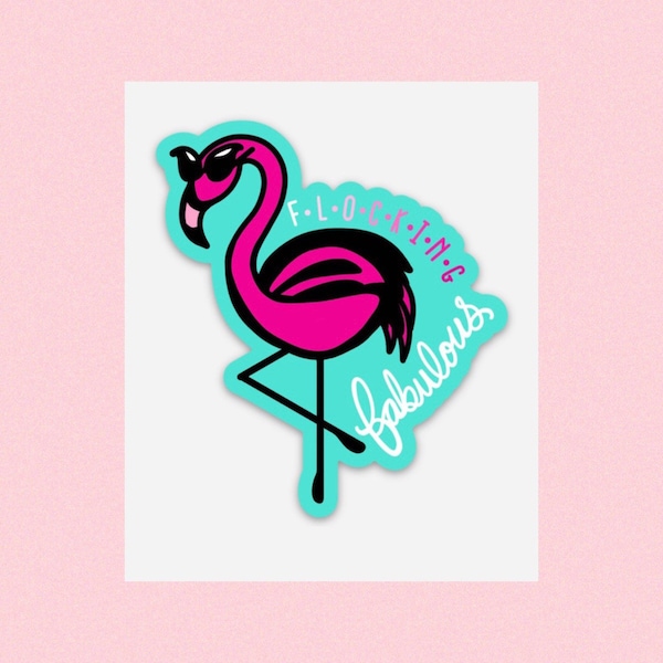 Flocked Stickers - Etsy