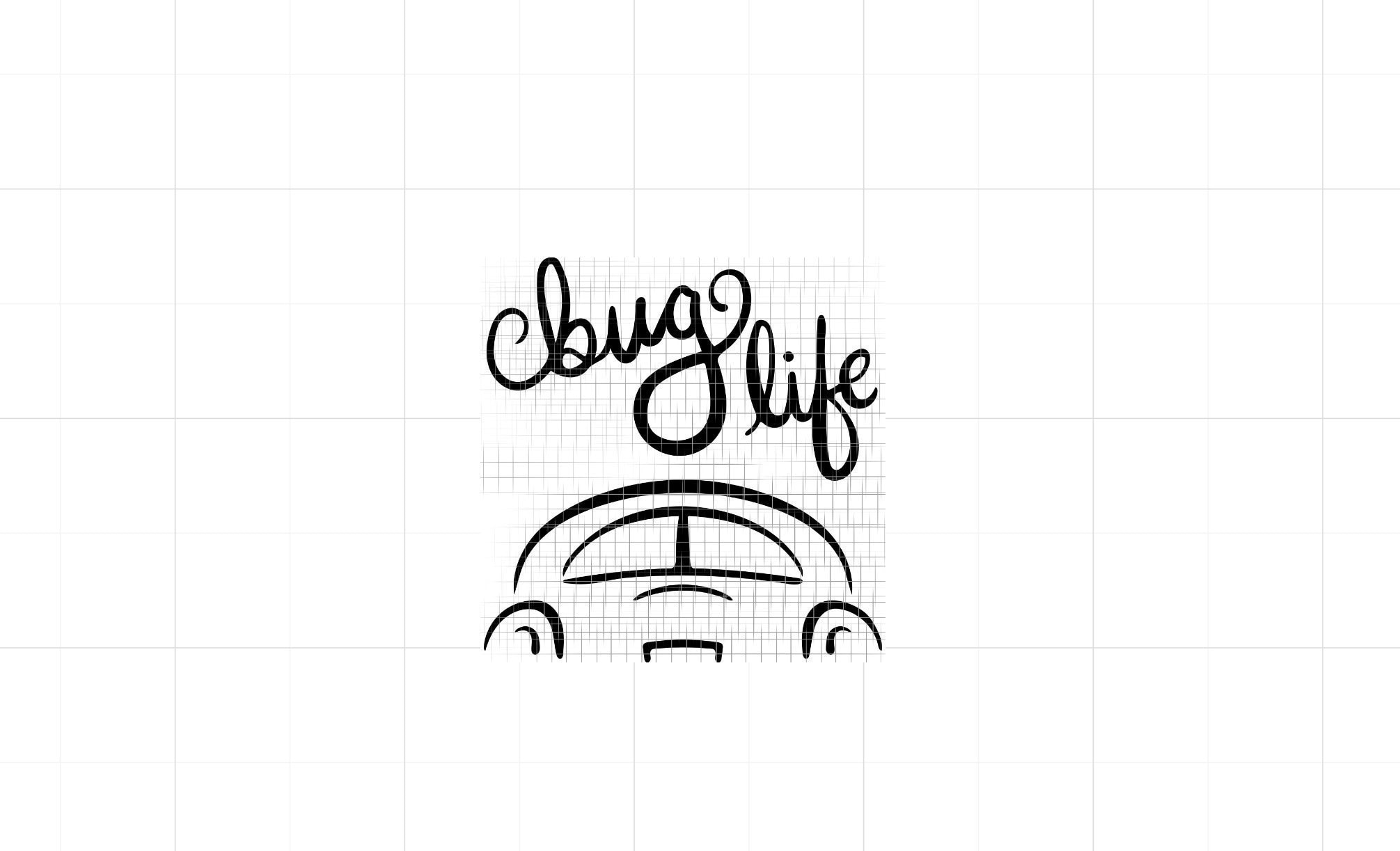 Bug Life SVG - VW Beetle - Cut File for Cricut + Silhouette (original ...