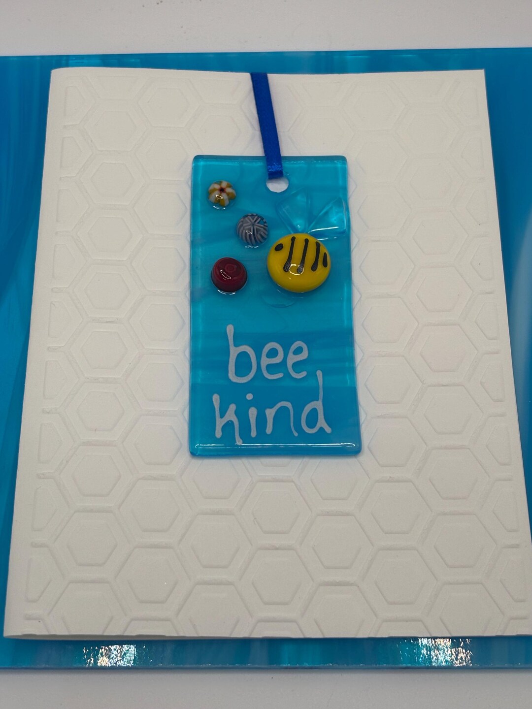 Blank Card W/suncatcher “bee Kind” - FREE SHIPPING - Etsy