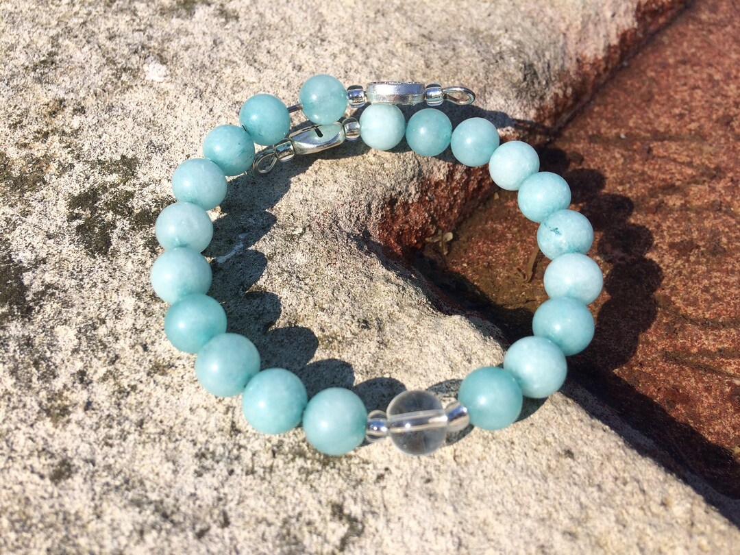 Amazonite Little Drop of Grace Rosary Bracelet - Etsy
