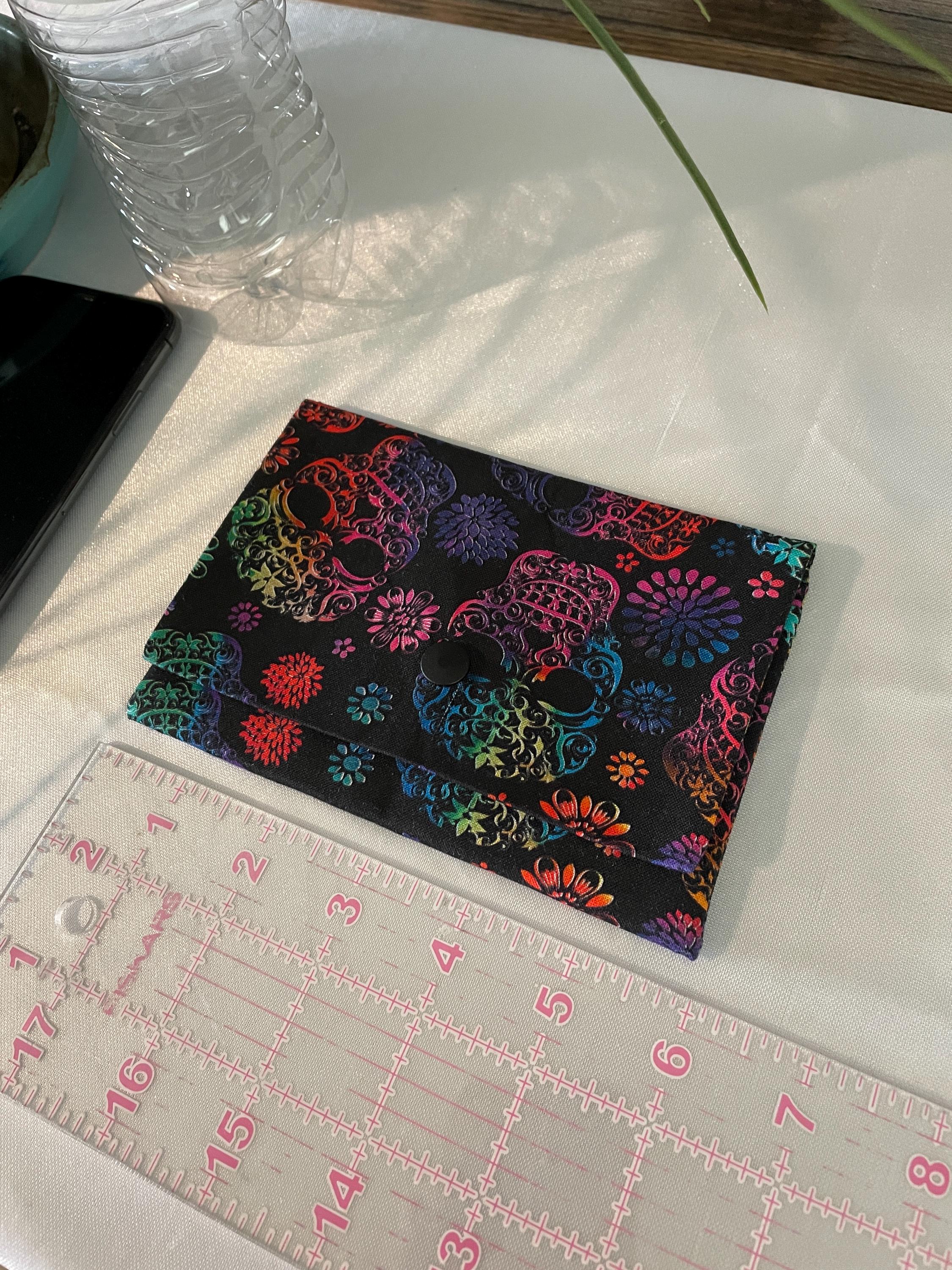 Foldable 2 Pocket Wallet: Handmade Small Card Holder - Etsy