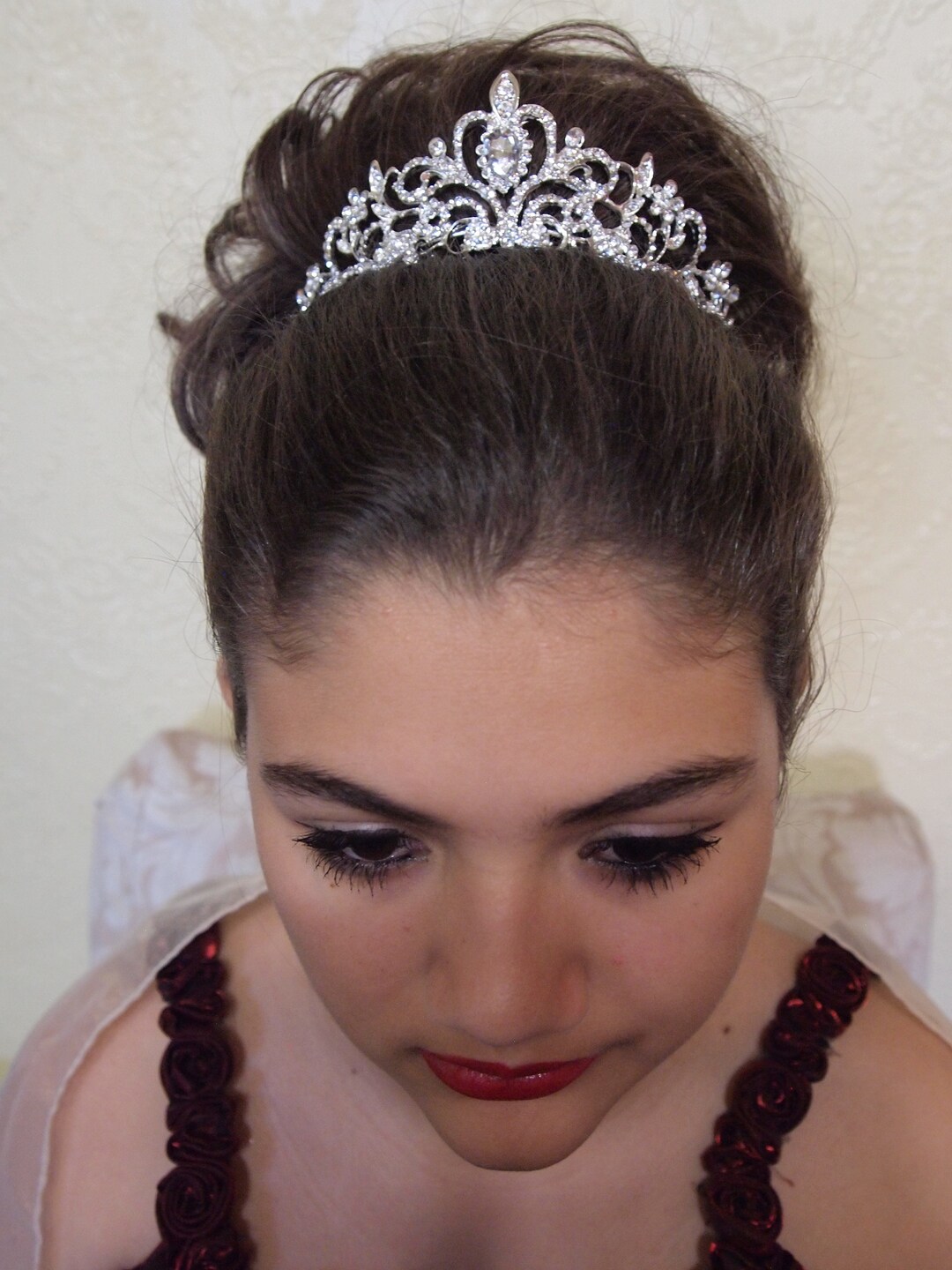Large Wedding CRYSTAL CROWN TIARA Bridal Crown Princess Crown - Etsy