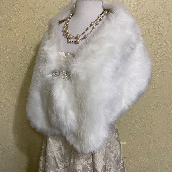 Faux Fur Stole - Etsy