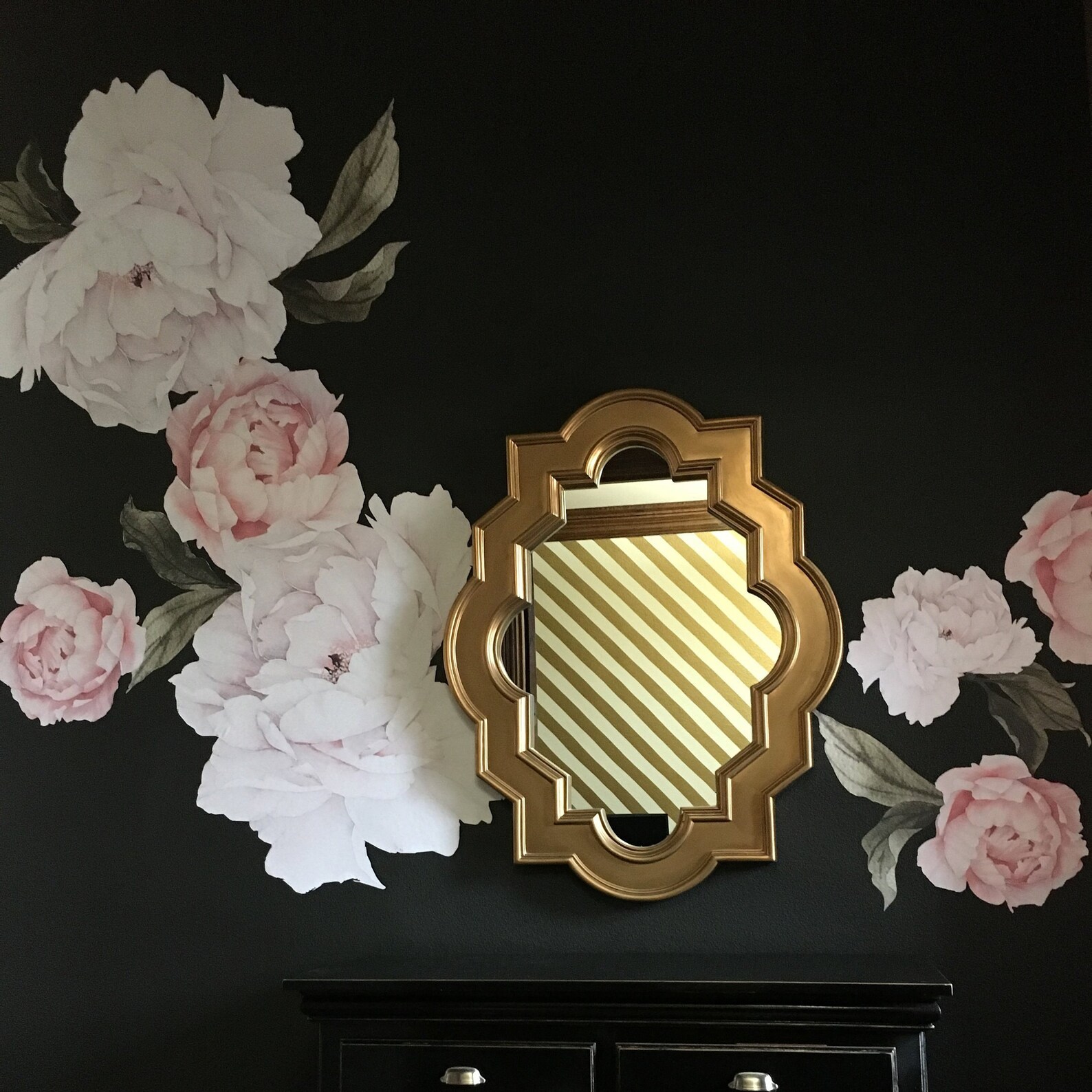 Mix and Match Blush Pink Peony Wallpaper Decals Floral - Etsy