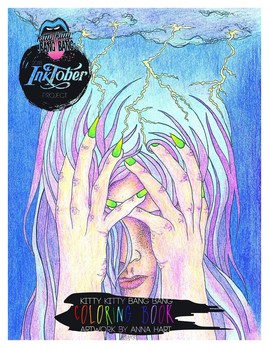 Inktober Coloring Book Drawing October Doodle Color - Etsy