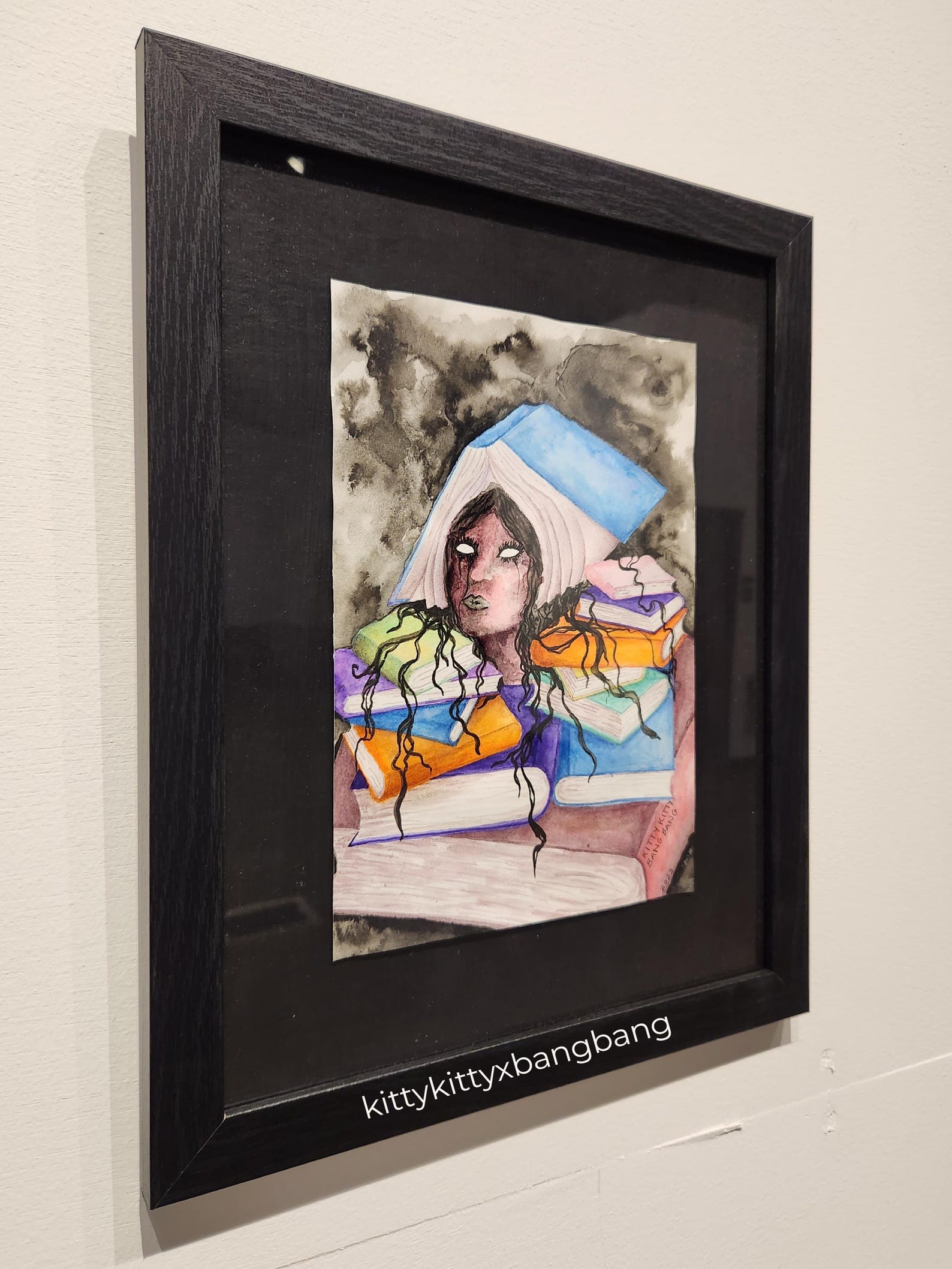 Faster -- ORIGINAL Watercolor Painting Art Emotion Conscious Self ...