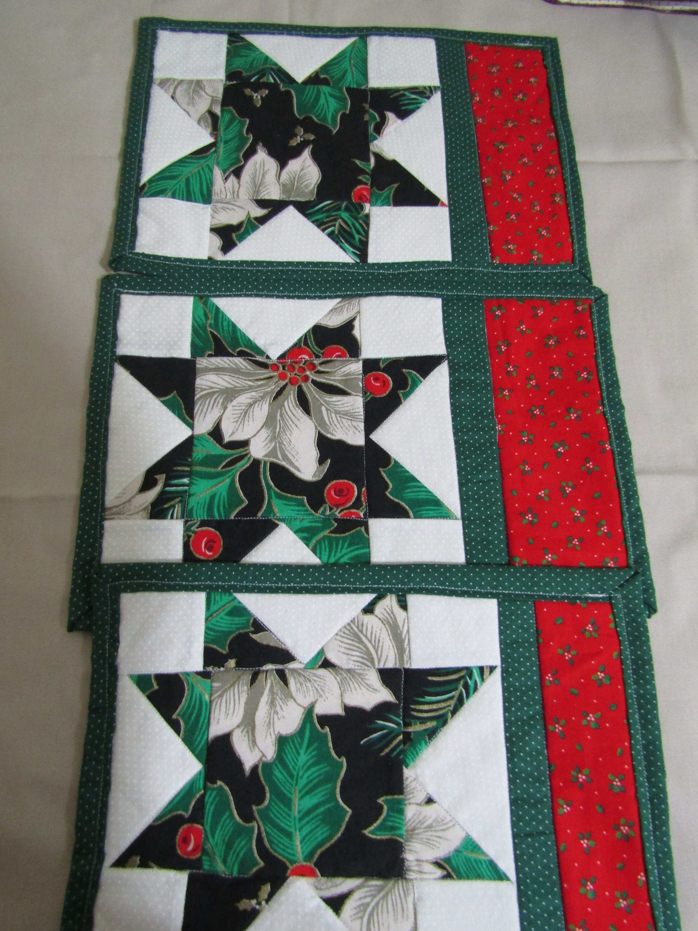 Quilted Christmas Mug Rug (3) - Etsy