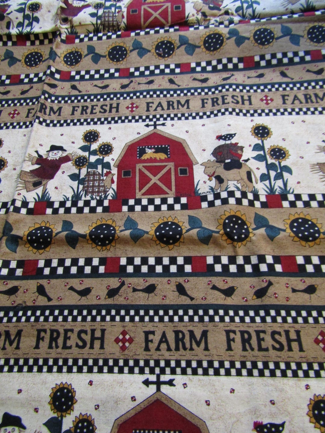 Farm Fresh Fabric by Debbie Mumm - Etsy