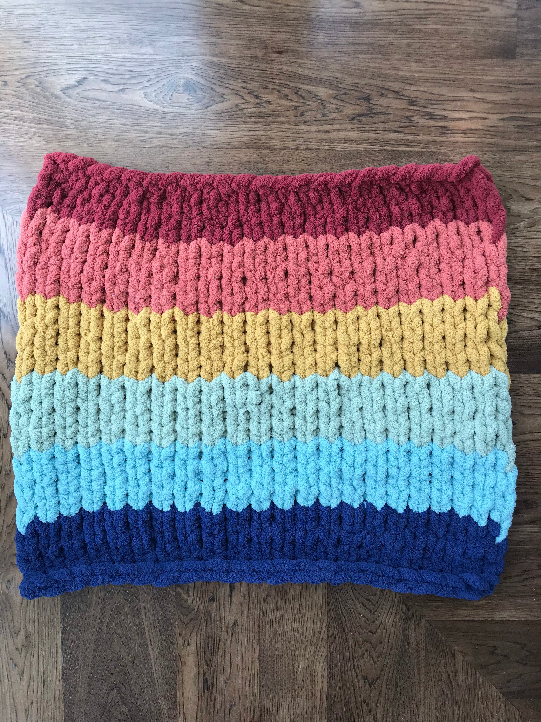 Chunky Knit Rainbow Blanket Pride Blanket LGBTQ Blanket - Etsy UK