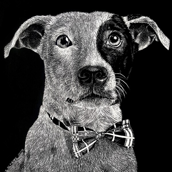 Scratchboard Art - Etsy Canada