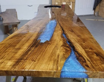 Epoxy table top | Etsy