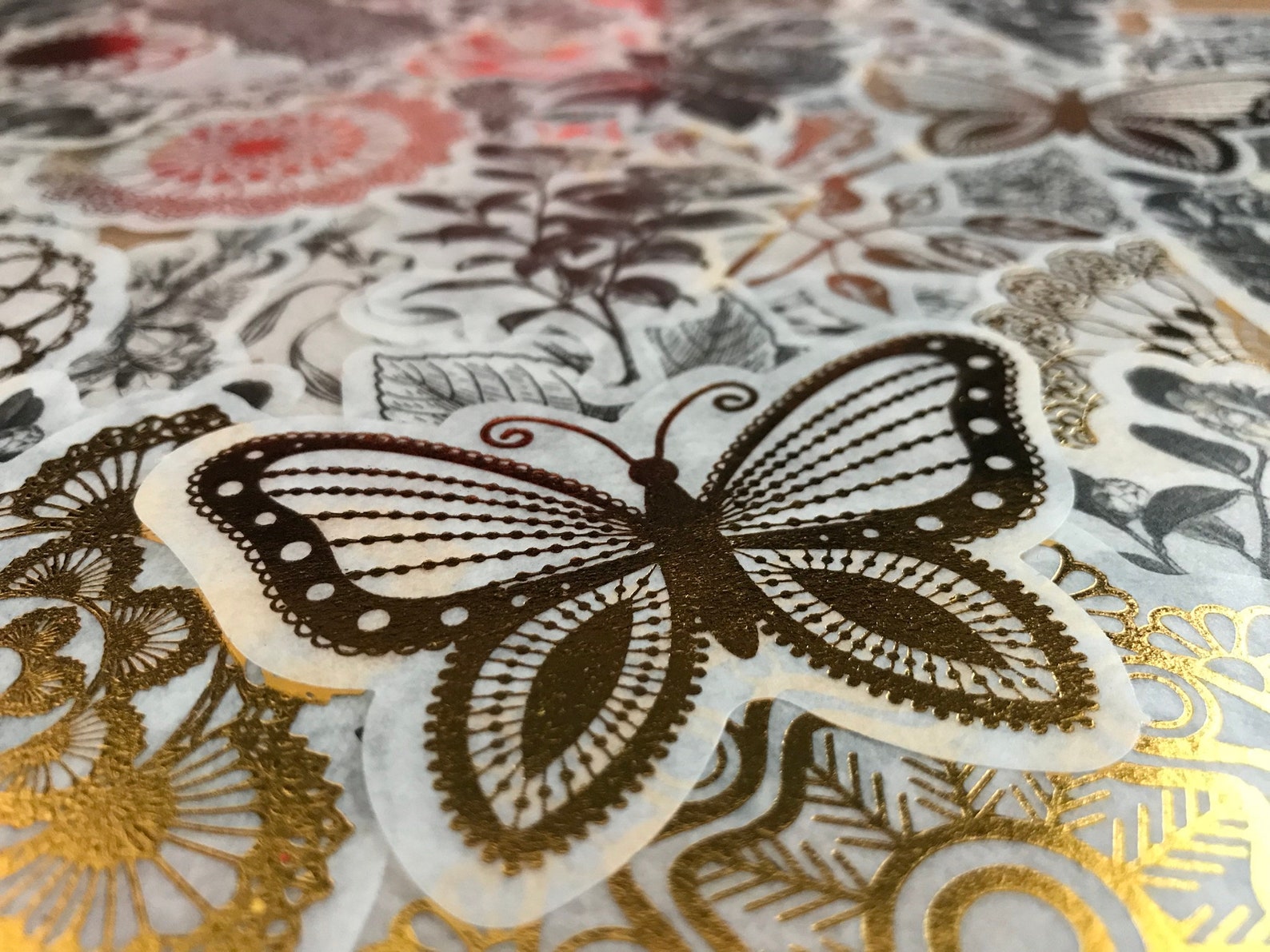 Keyboard Stickers Vintage Sticker Pack - Etsy