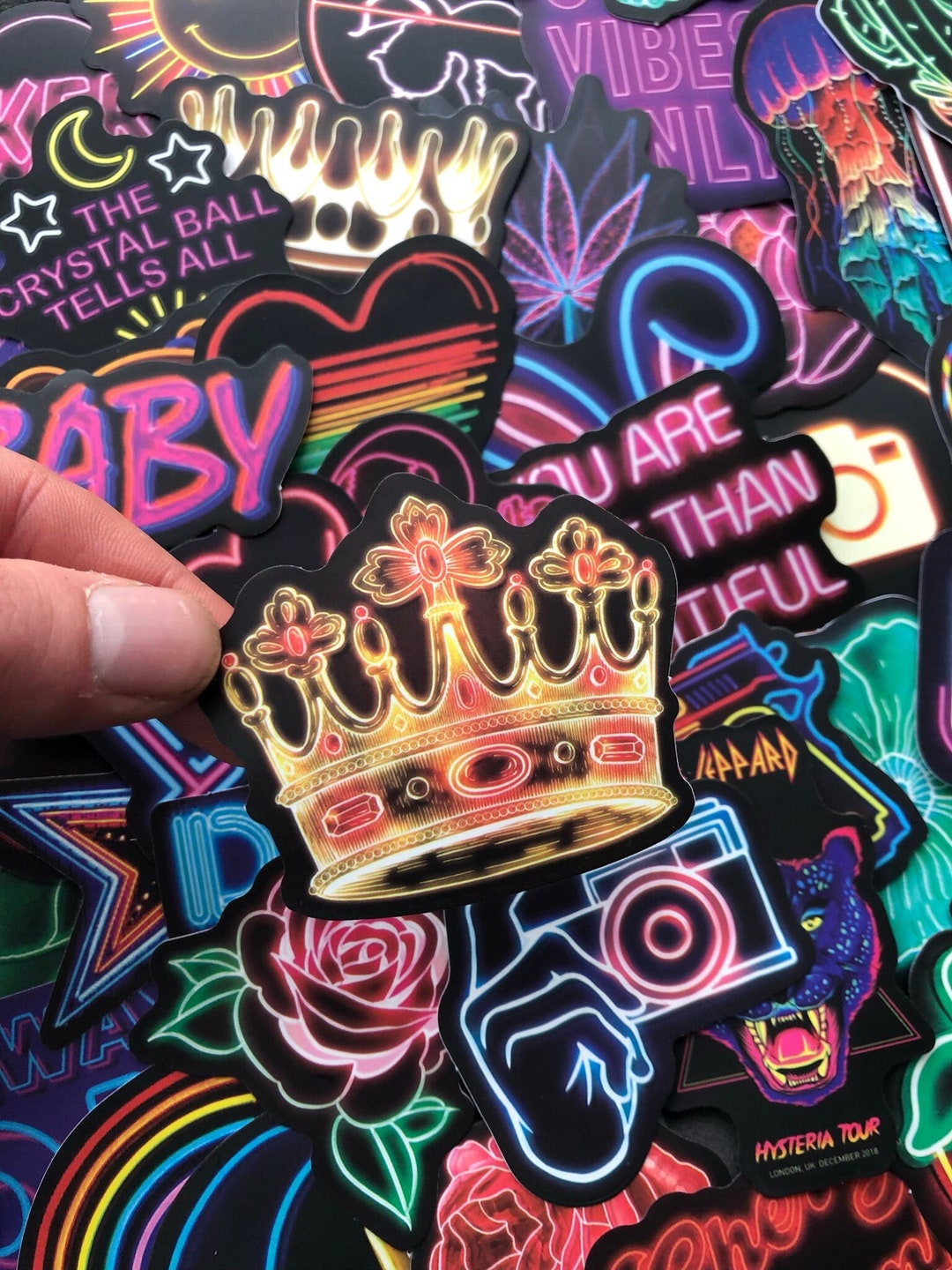 Sticker-bombing Sticker Neon Pack - Etsy