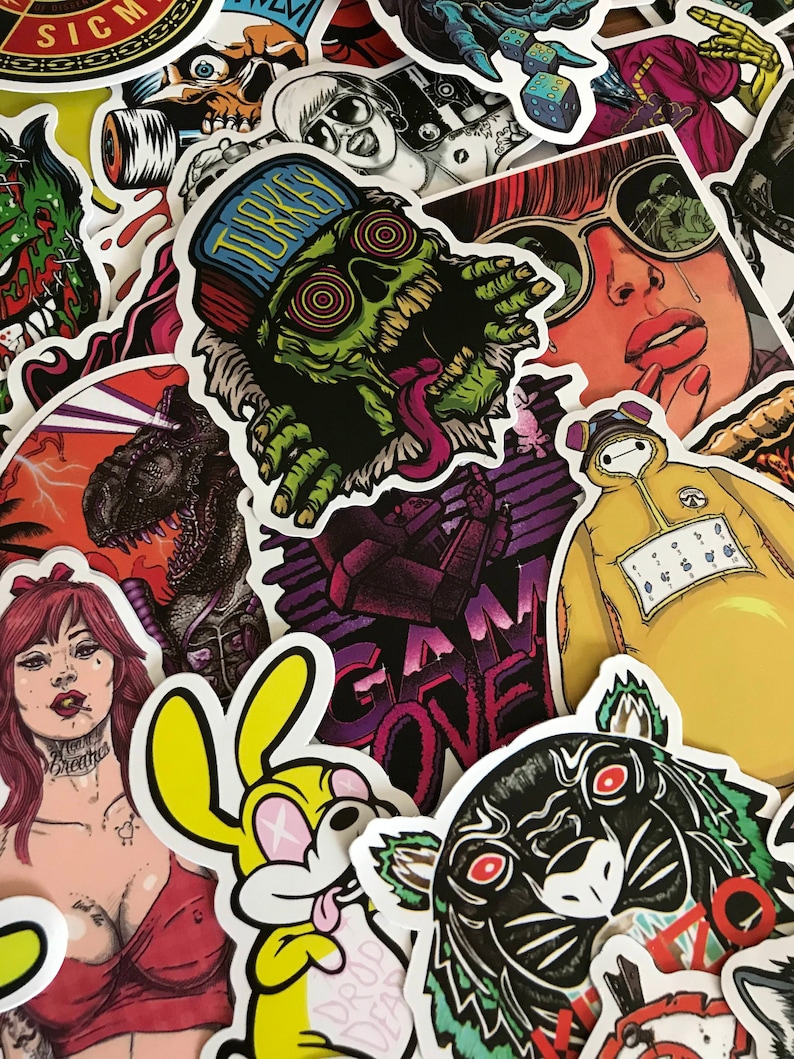 Sticker-bombing Sticker Pack - Etsy