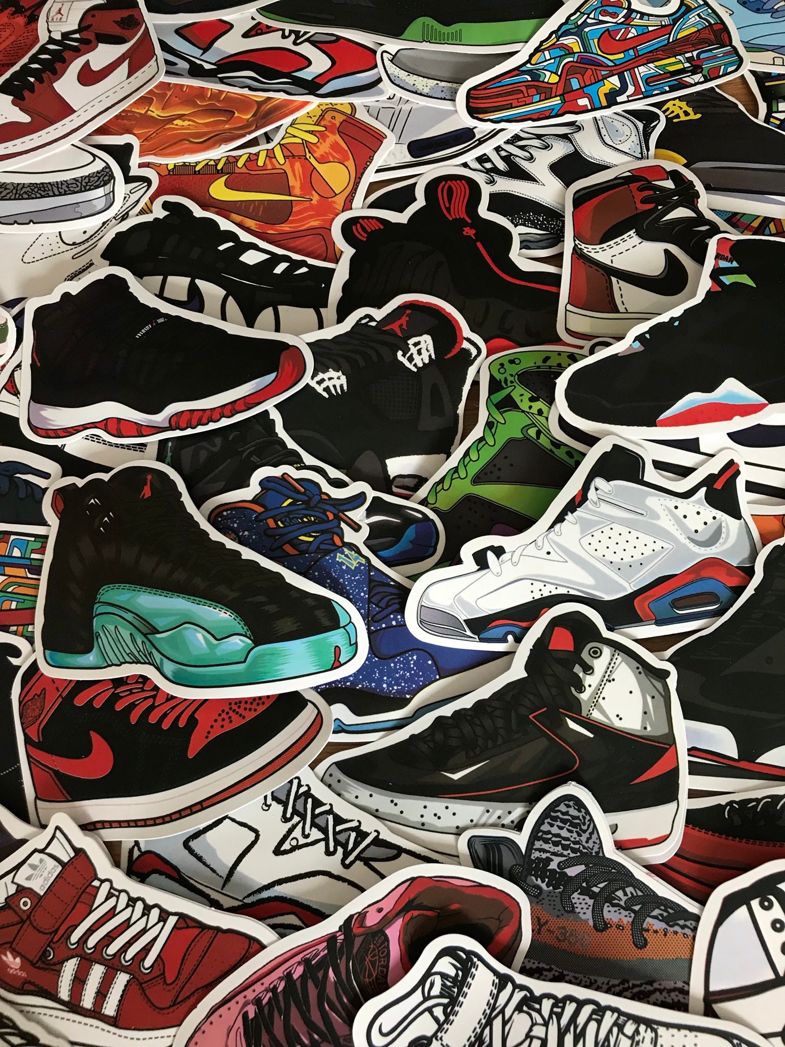 Sneaker Sticker-bombing Sticker Pack - Etsy