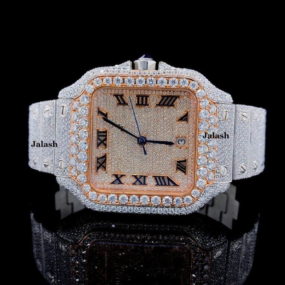 Men's Custom Roman Number Rectangular Dial Wrist Watch - Etsy