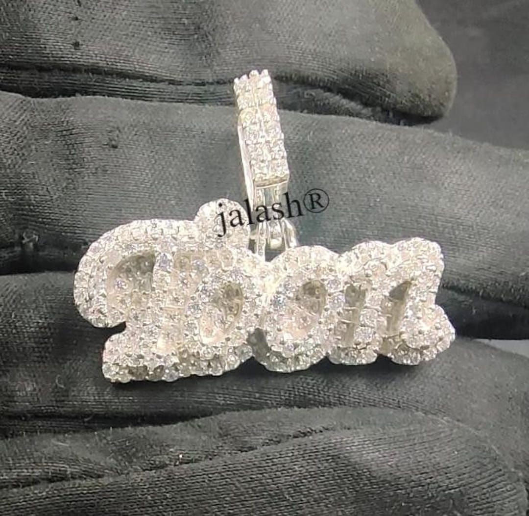 Colgante de placa con nombre de 4 letras para hombre / Colgante ...
