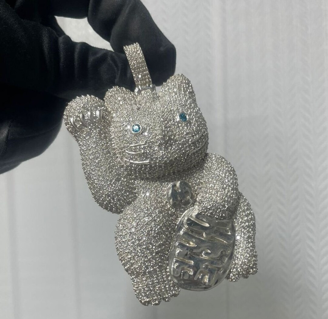 Rapper Jewelry for Men's / 3ct 100% Tester Passing Moissanite Charm ...