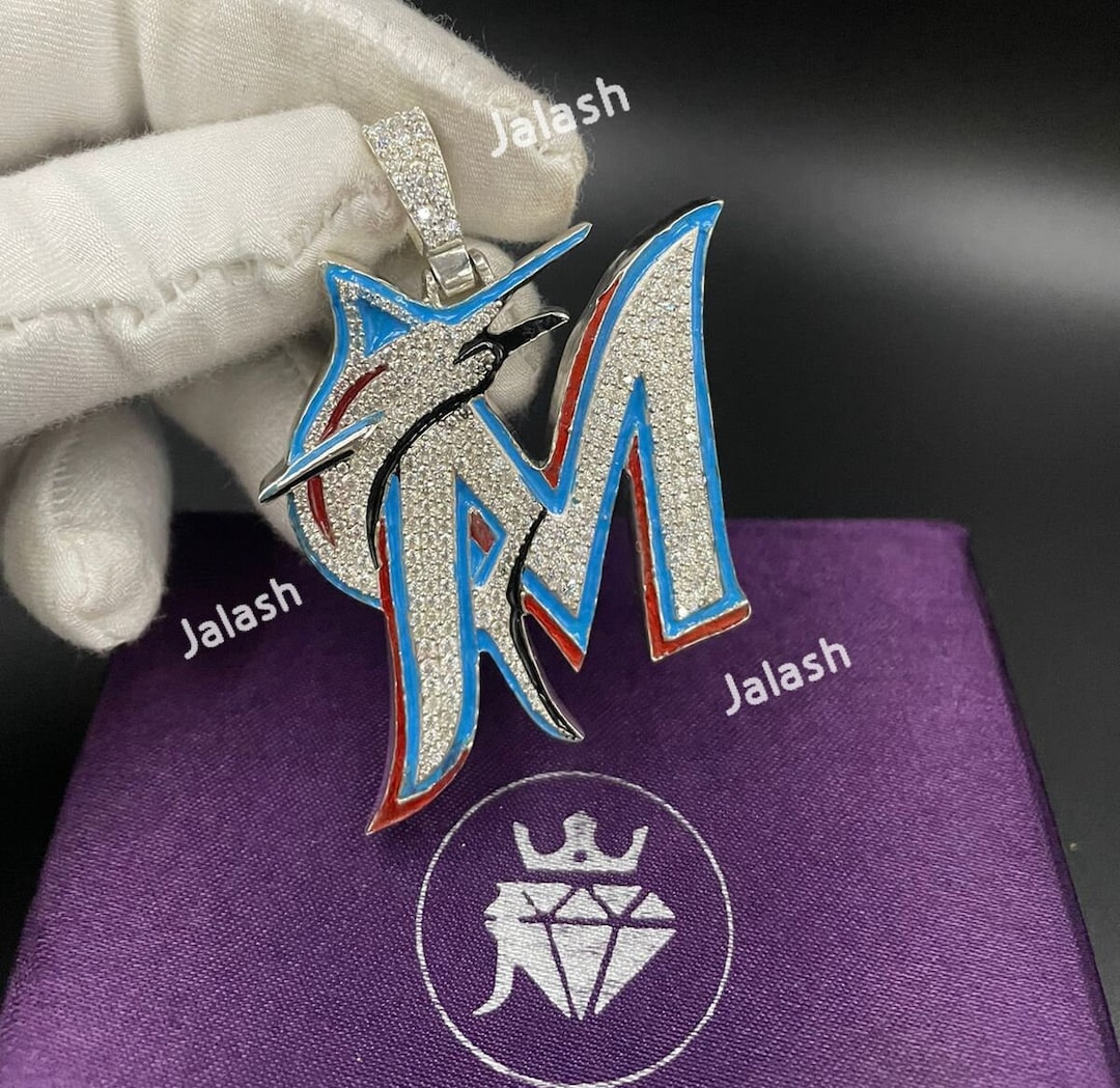 Stylish Enamel Letter Pendant / Men's Natural Moissanite Initial "m ...