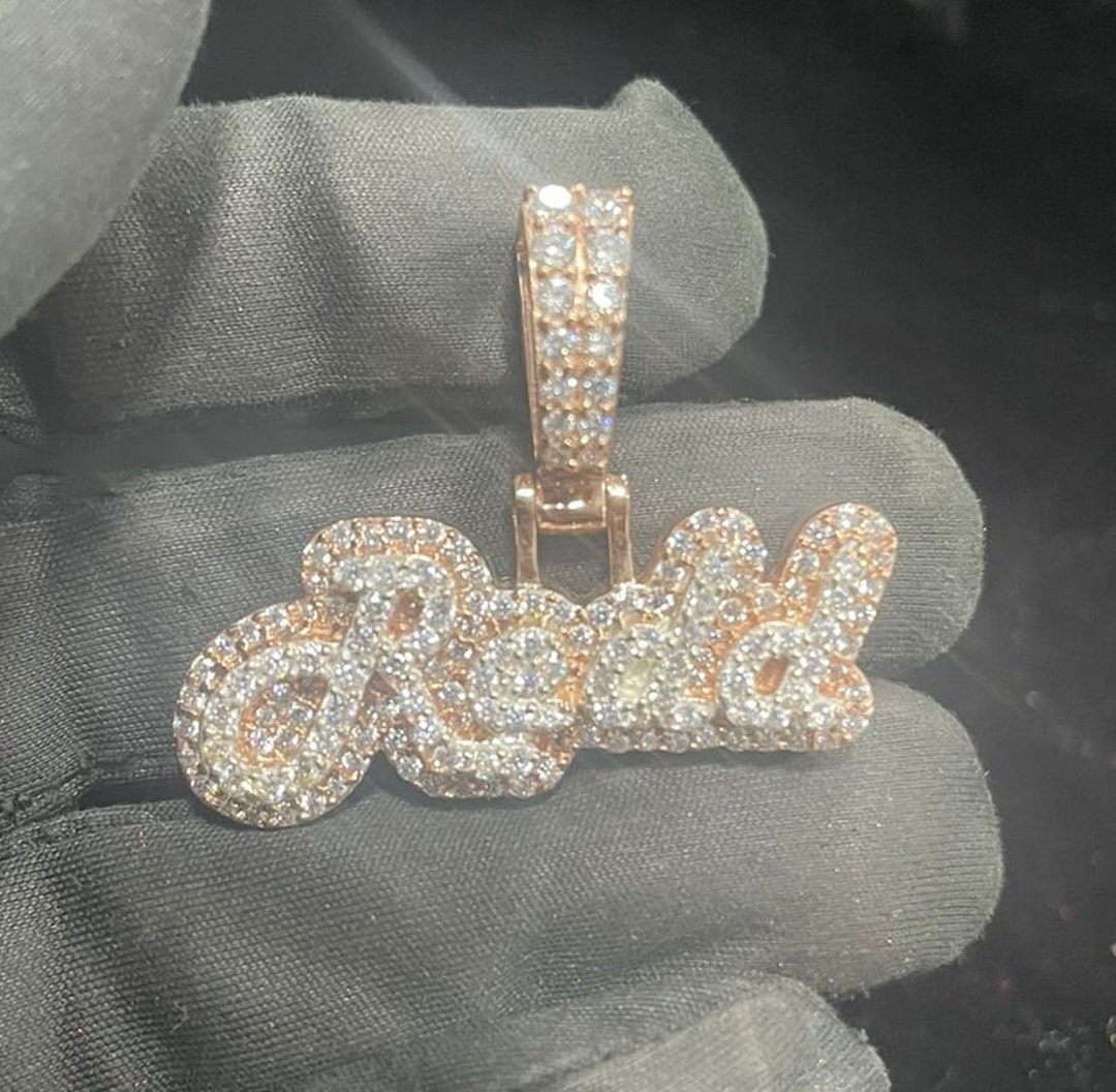 Birthday Gift for Him / Men's Personalized Name Pendant / Genuine ...