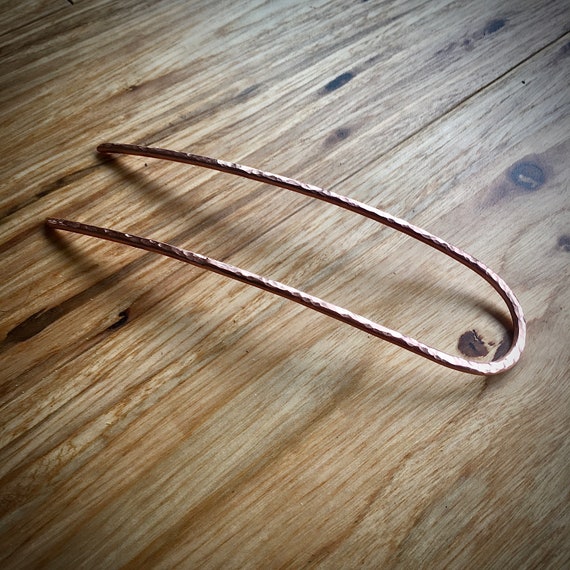 Handmade Copper Hair Fork Hand Pounded and Formed in the USA - Etsy