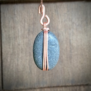 14" Hanging Pounded Copper Kinetic Wind Sculpture Double Helix - Etsy