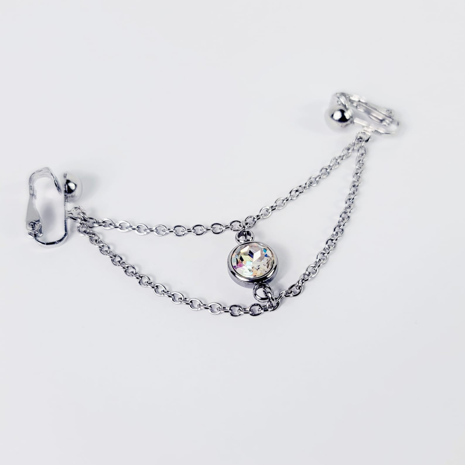 Labia Chain Dangle With Gemstone Pendant Stainless Steel. Non - Etsy