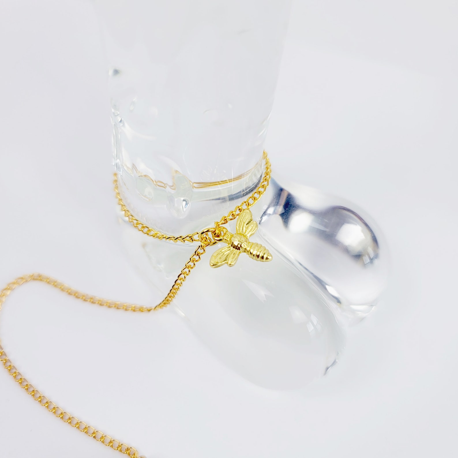 Gold Penis Chain Noose With Bee. Cock and Ball Tassel. Erotic | Etsy