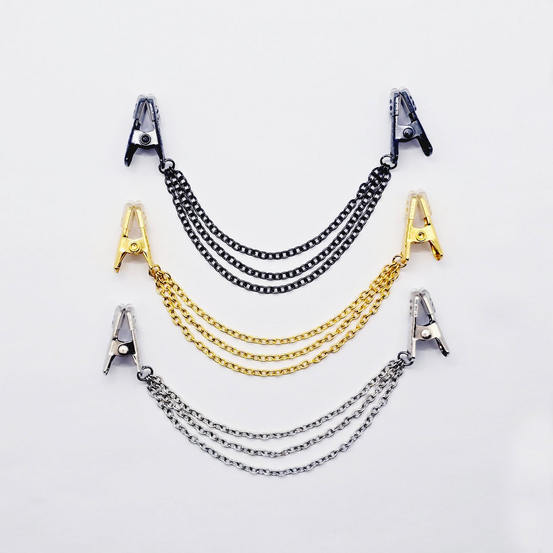 Intimate Jewelry, Non Piercing Chain Dangle in Silver, Gold, or ...