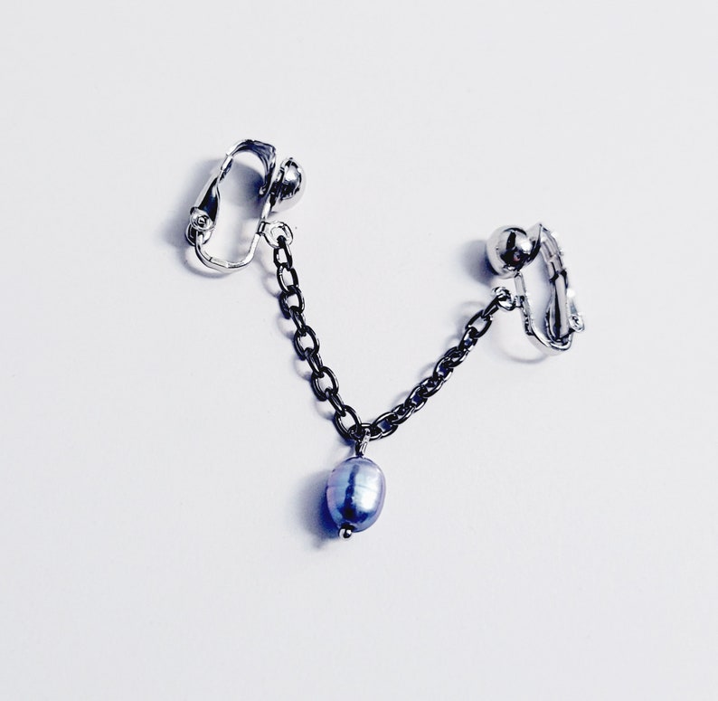 Pearl Labia Chain Dangle Non Piercing. Erotic Intimate Body | Etsy