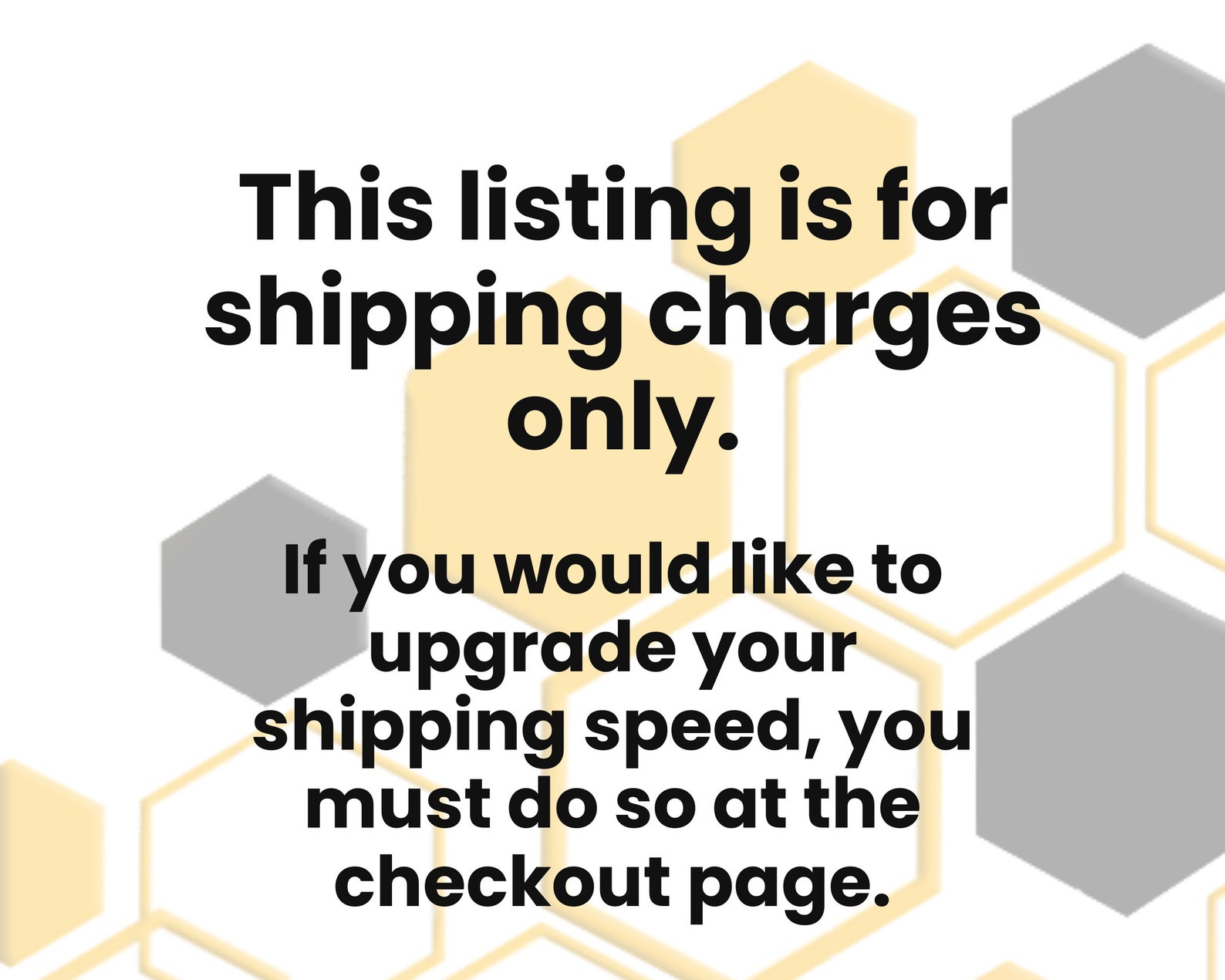 Extra Shipping Charges Only ! to Re Pay for Shipping If Needed. - Etsy