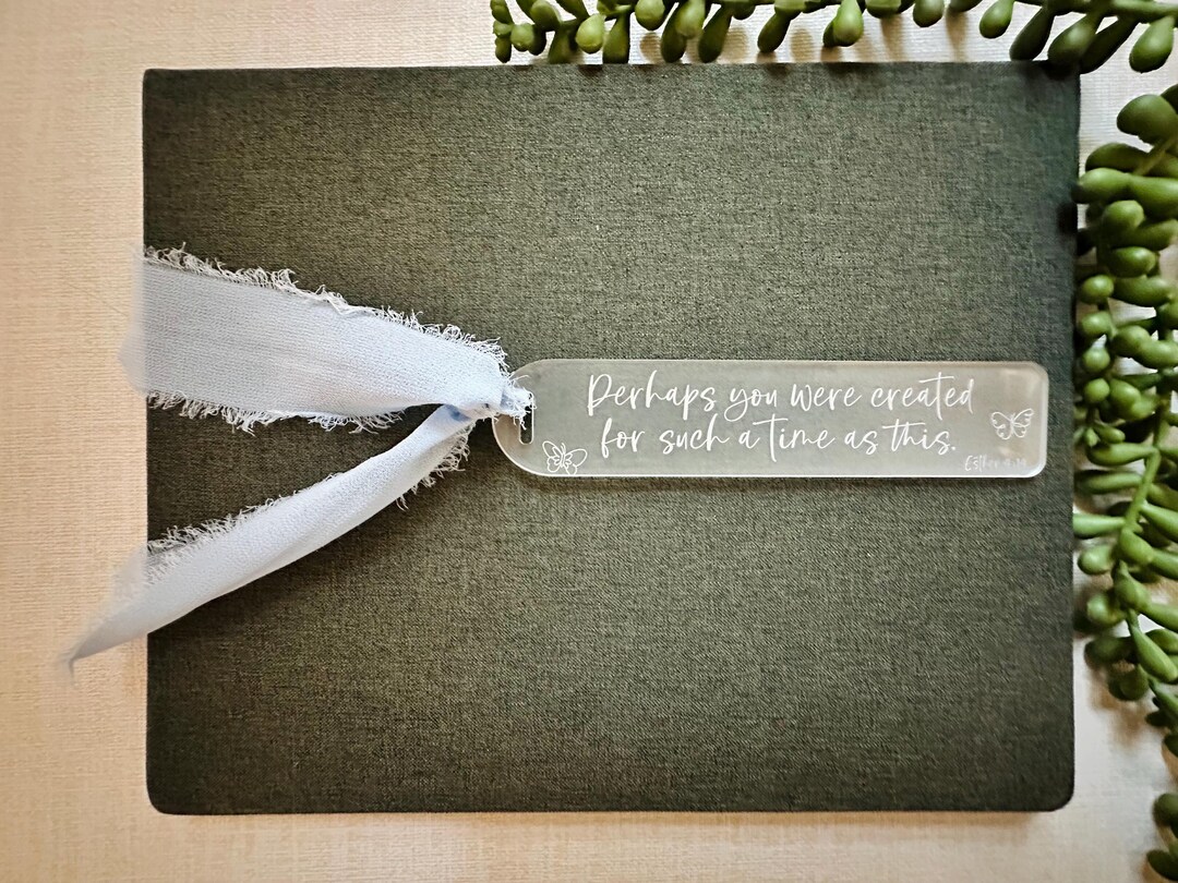 Perhaps You Were Created for Such A Time as This Bookmark - Etsy