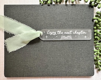 Enjoy the Next Chapter, Retirement Bookmarks, Retirement Gifts, Teacher ...