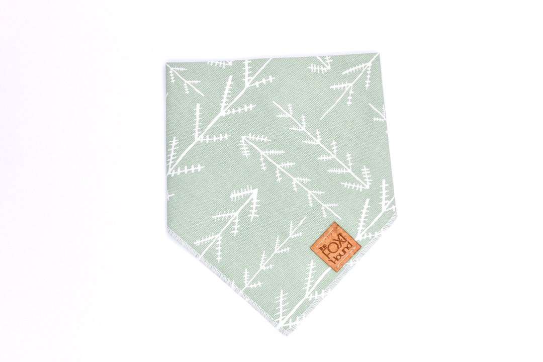 Sage Arrow Bandana With White Arrow Designs on a Light Green - Etsy
