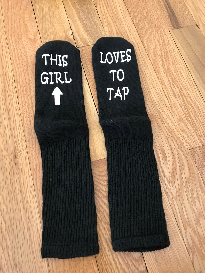 Dance Socks This Girls Loves to Tap | Etsy