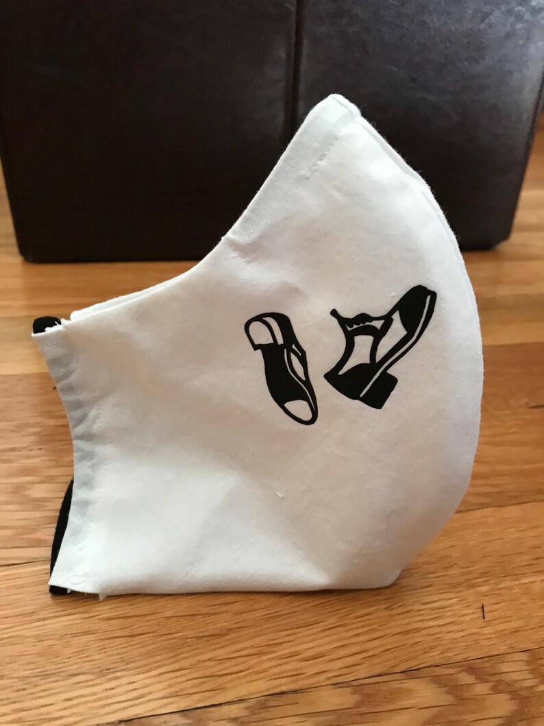 Personalized Tap Dance Face Mask Cotton Washable Two - Etsy