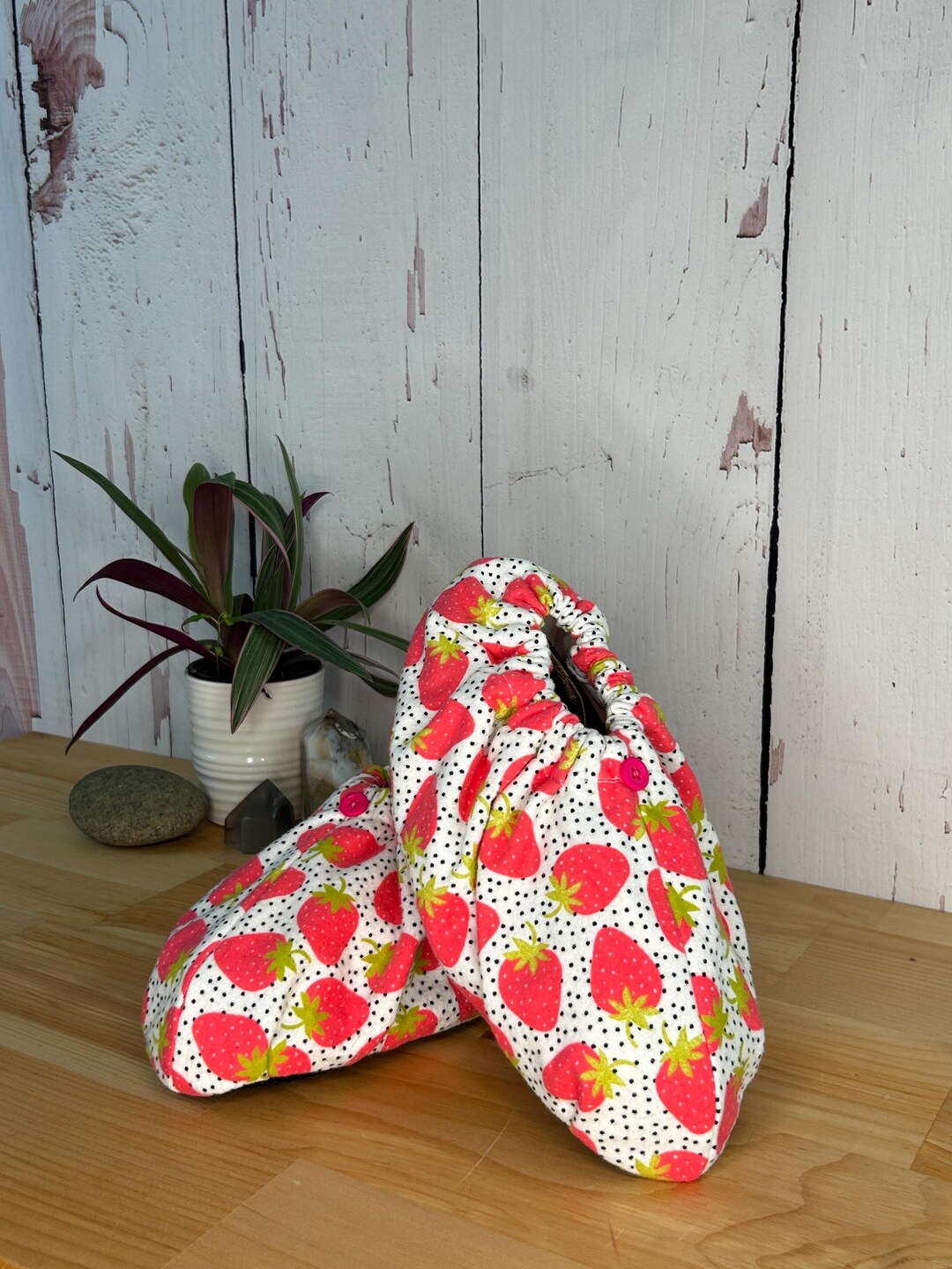 Tap Shoe Covers - Strawberry Polka Dot - Etsy